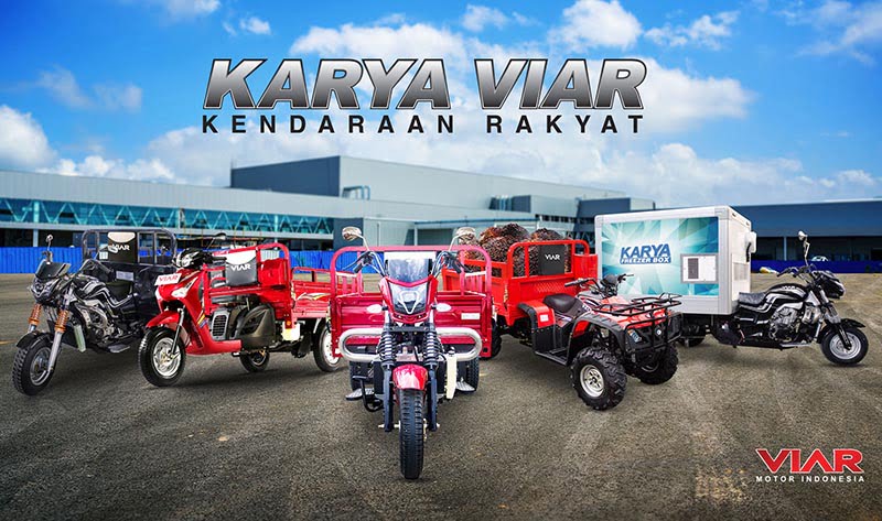 Motor 3 Roda Komersial Viar Karya - Pilihan Tipe, Harga dan Fungsi Terbaik